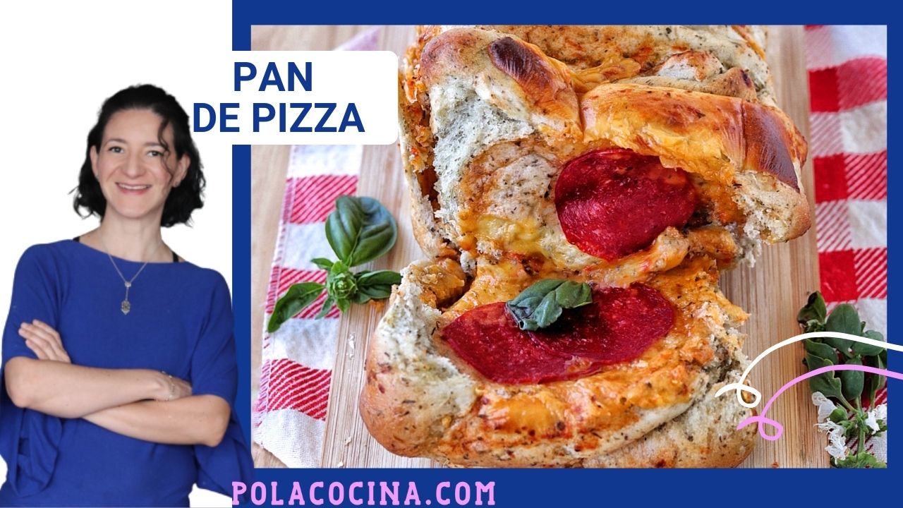 Pan de pizza casero receta fácil con masa de pizza