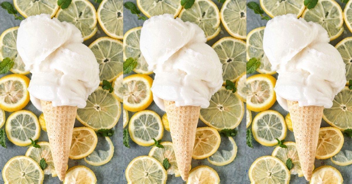 Nieve de limón amarillo casera receta fácil de sorbete