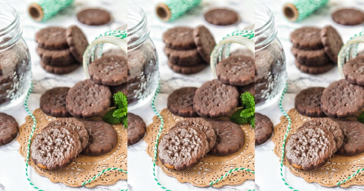 Galletas fudge de chocolate y menta receta navideña