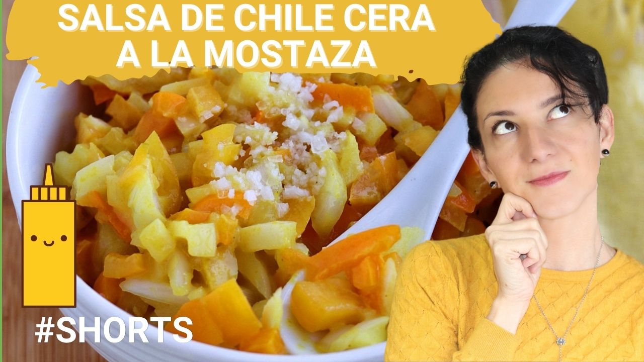 Salsa de chile cera a la mostaza
