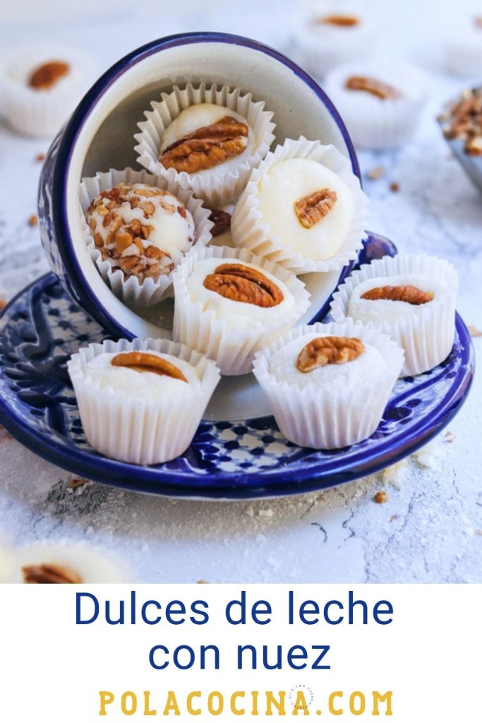 Dulces de leche con nuez