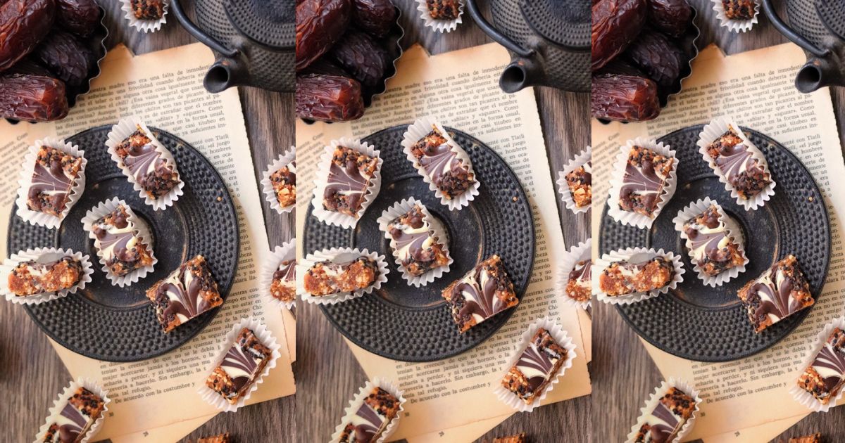 Rollos de dátil y cacahuate