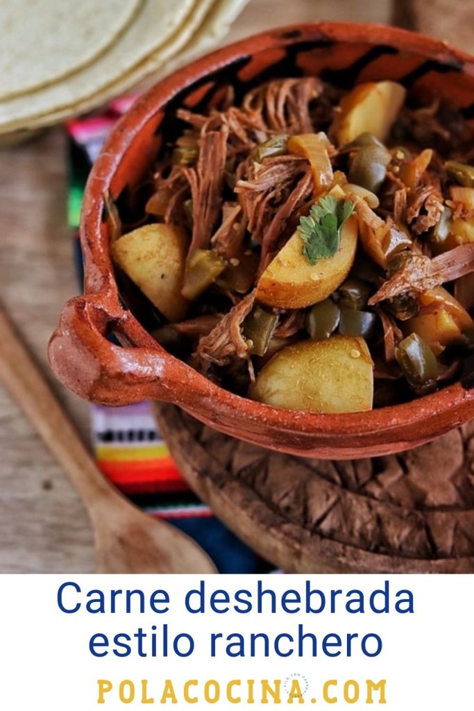 Carne deshebrada estilo ranchero receta mexicana