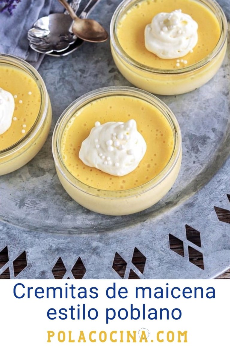 Cremitas de maicena receta poblana