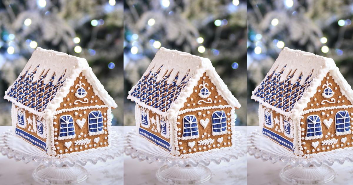 Casita de jengibre paso a paso con plantilla