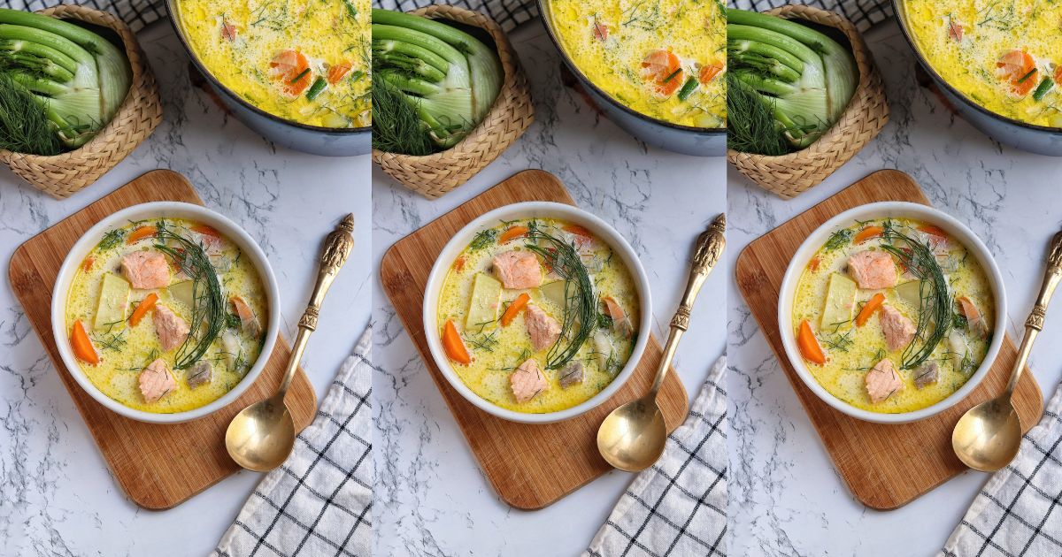 Sopa finlandesa de salmón - Pola Cocina - Recetas de comida